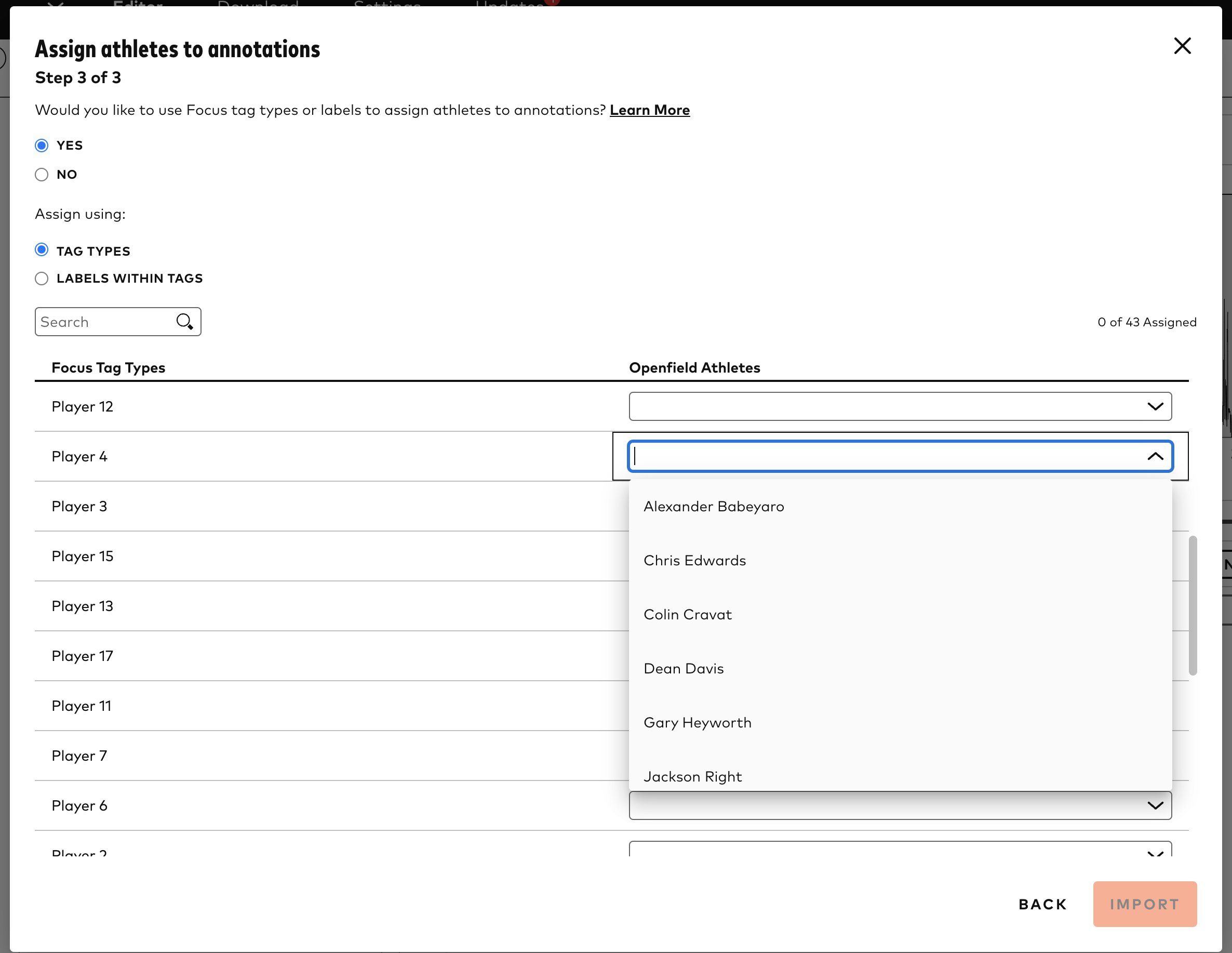 Focus Importer Guide – Catapult Support