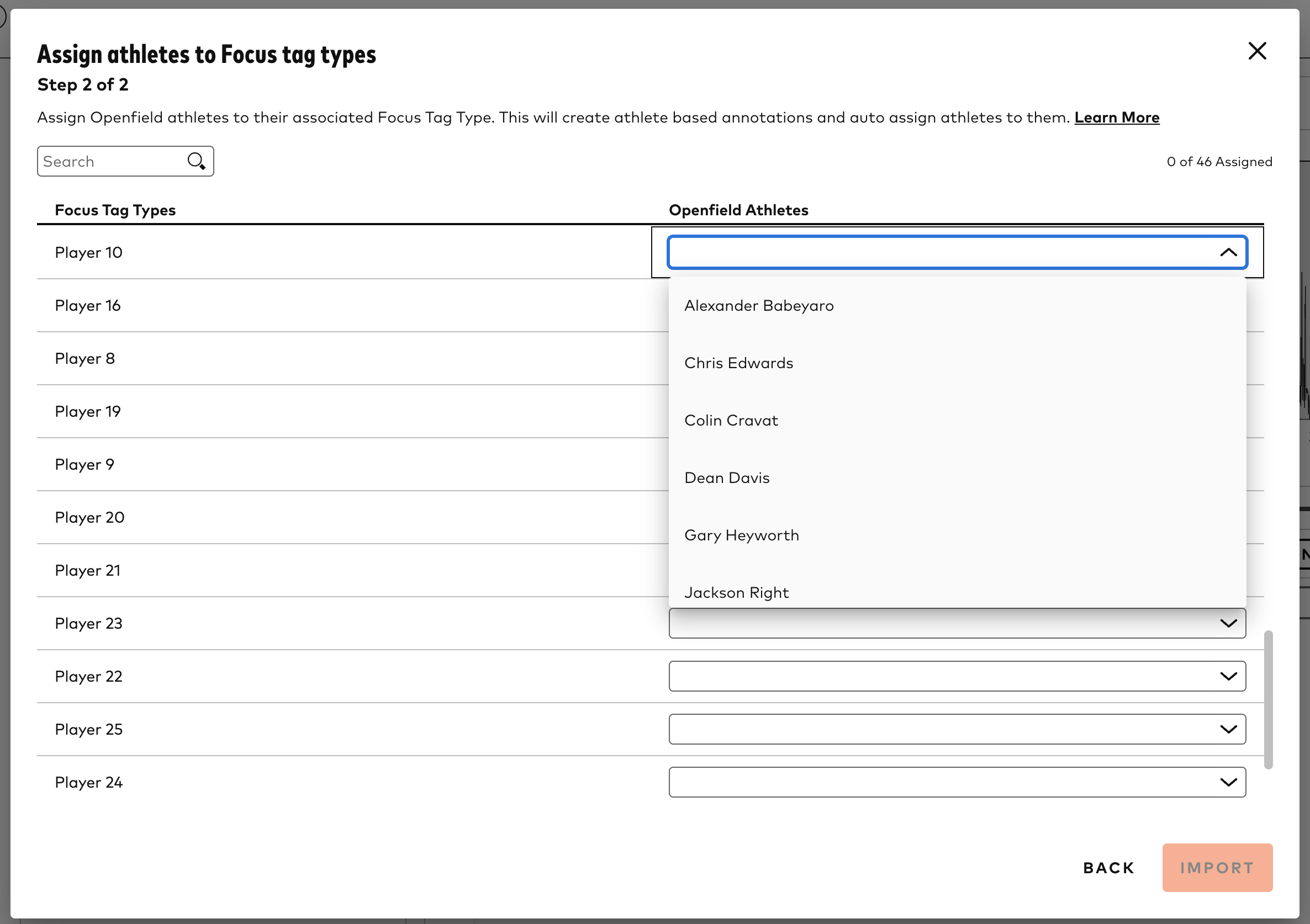 Focus Importer Guide – Catapult Support