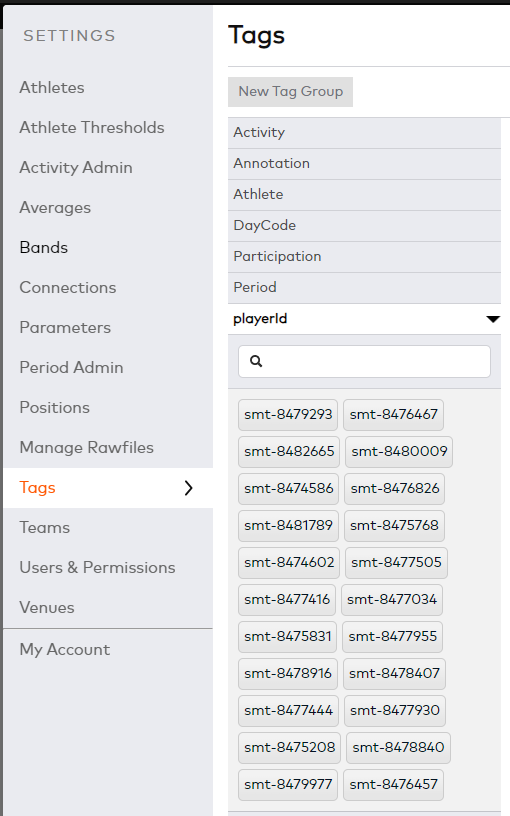 How to Apply SMT PlayerId tags to Athletes for SMT Connection ...
