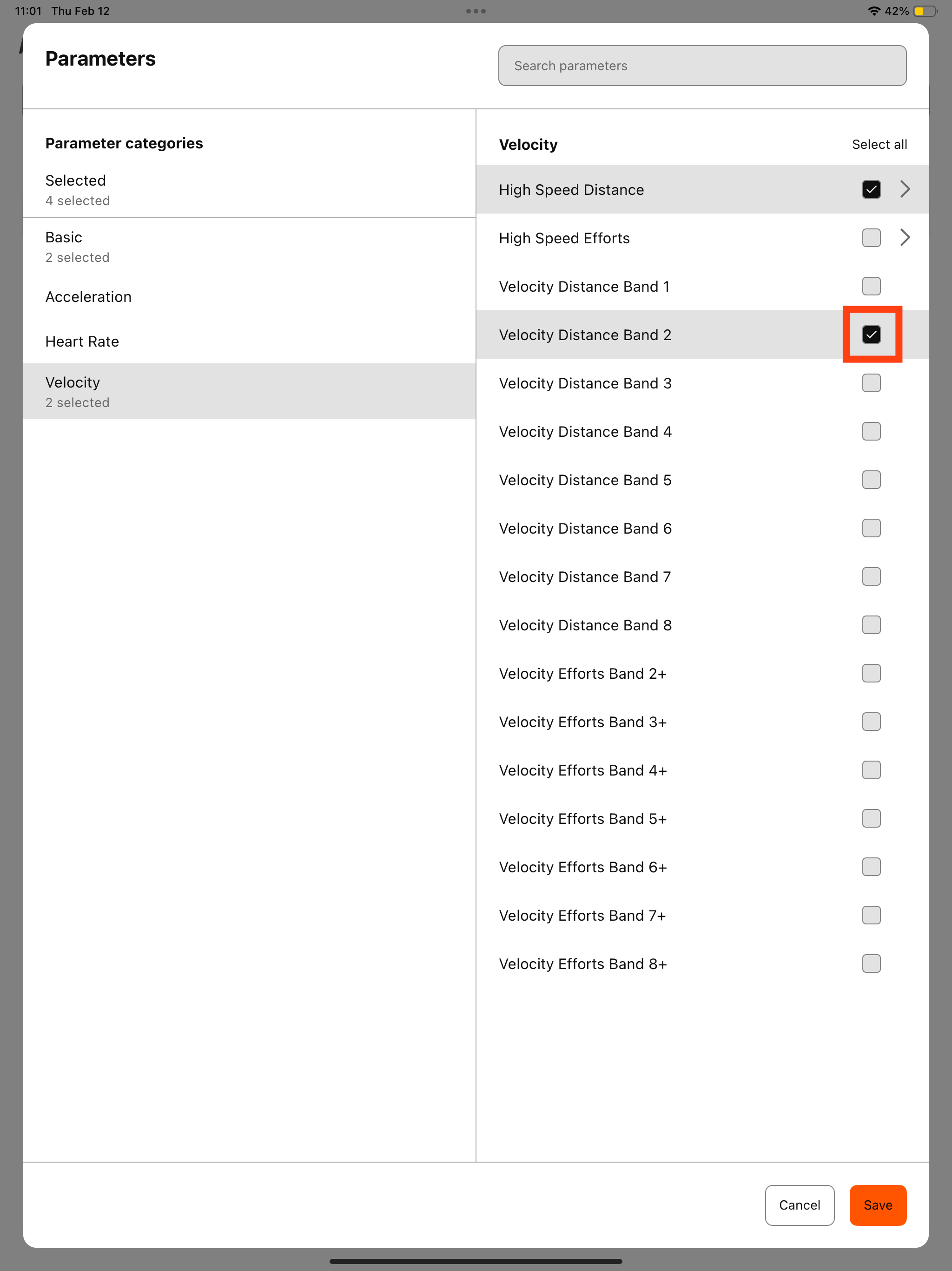 Parameter Selection During Bluetooth Activities - VECTOR 7 – Catapult ...