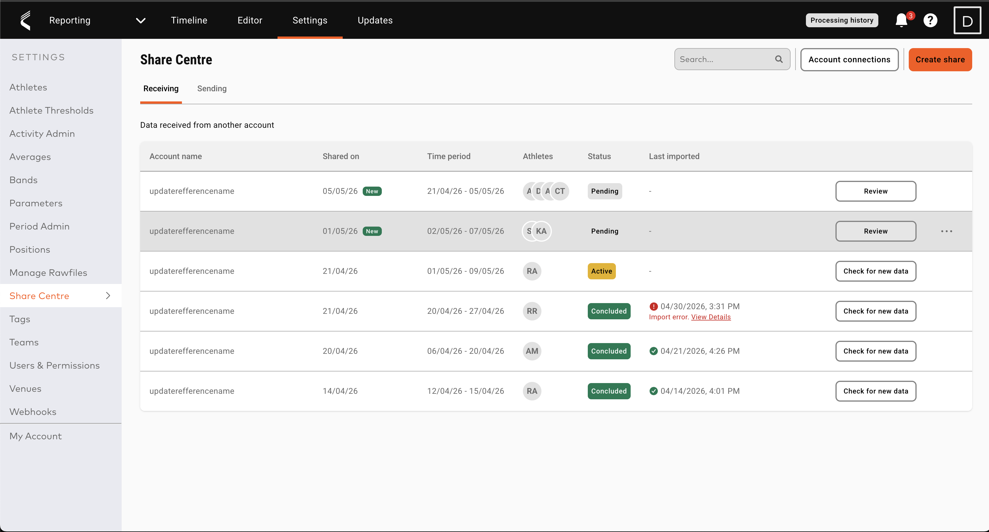 How to Share Data with Another Catapult Account – Catapult Support