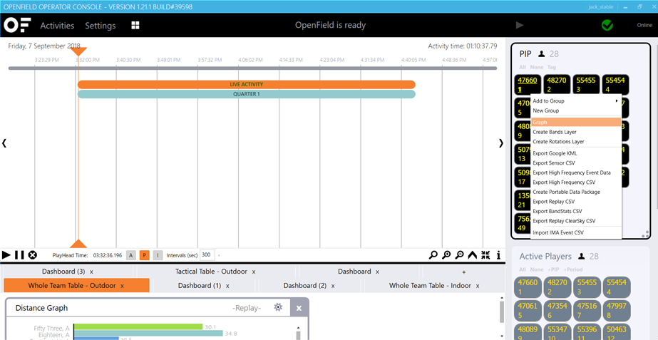 Flagging Data – Catapult Support