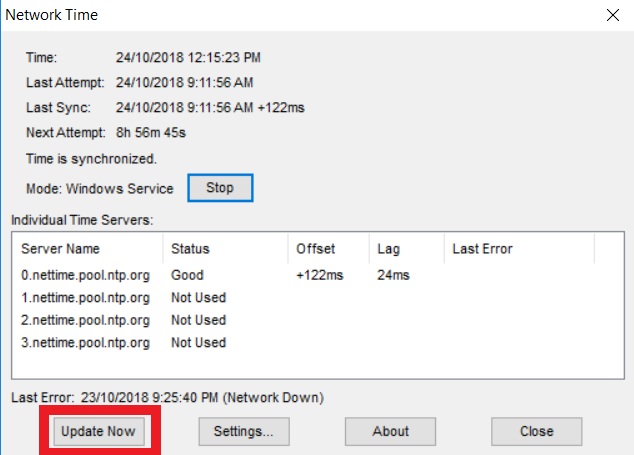 Avoiding a Time Sync Error (OpenField Console) – Catapult Support