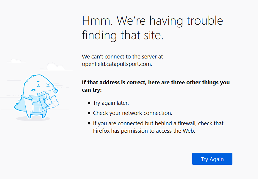 Unable to Log Into the OpenField Cloud – Catapult Support
