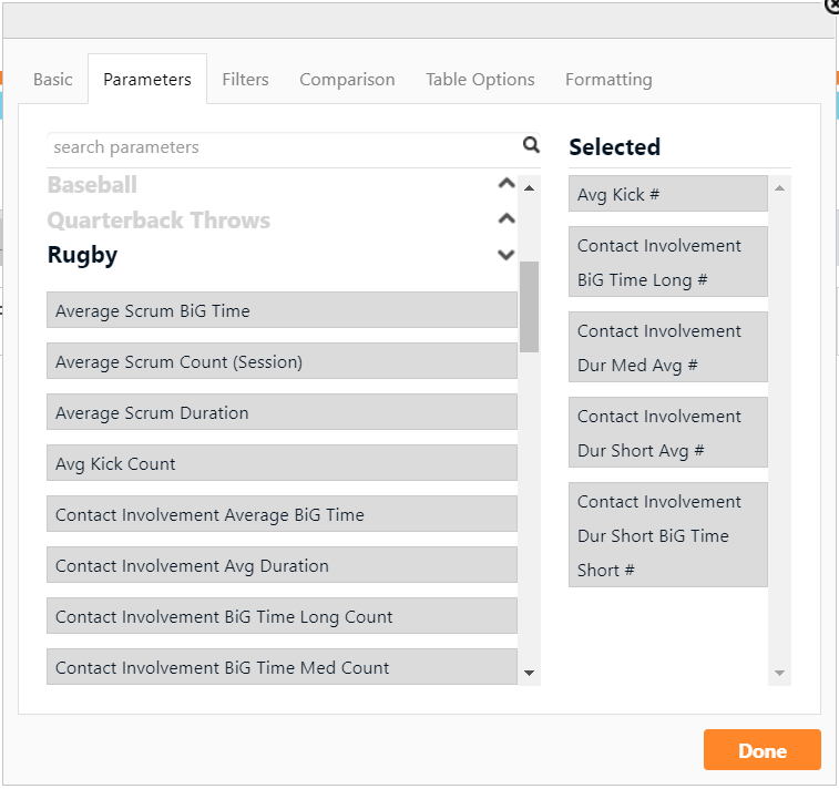 How to Detect Rugby Metrics – Catapult Support