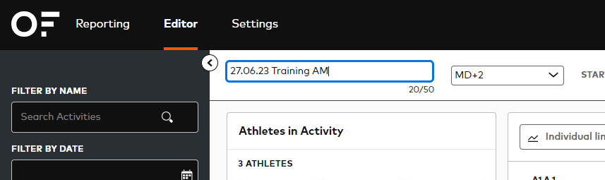 Renaming an Activity – Catapult Support