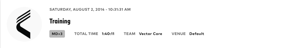 Activity Report – Catapult Support