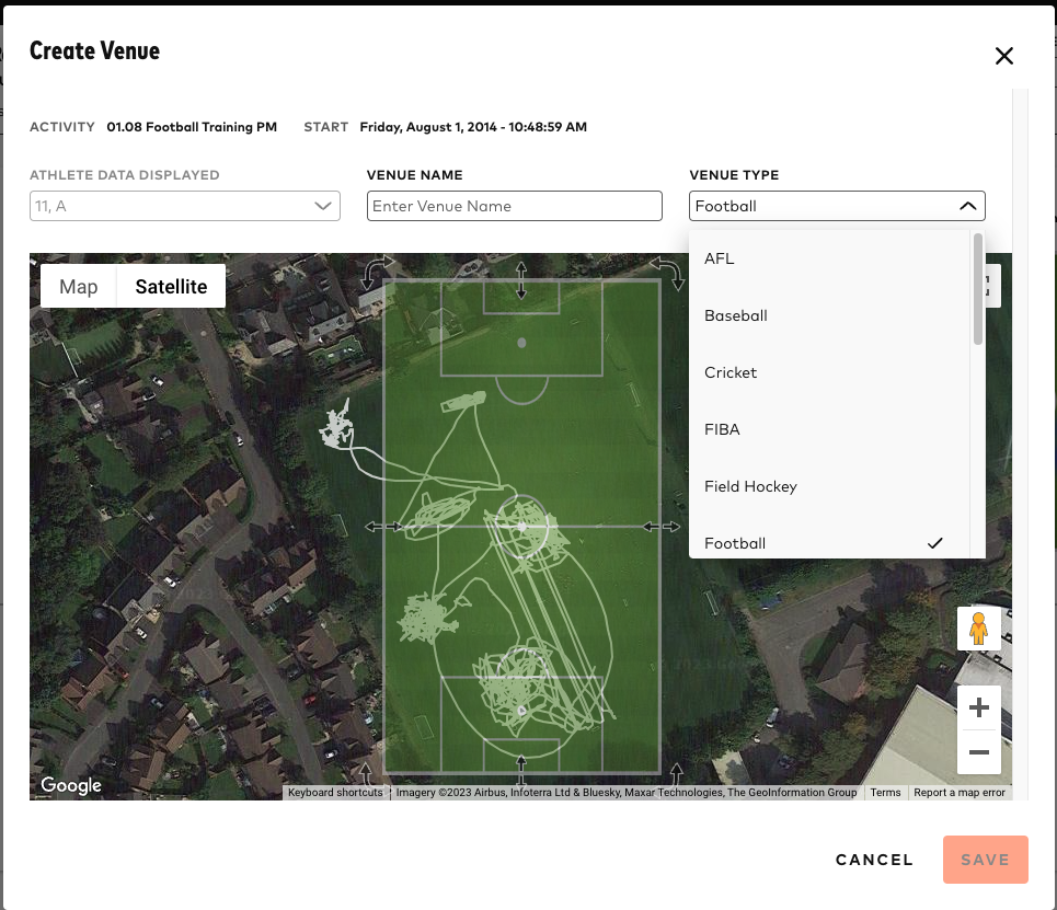 Creating a Venue for the First Time – Catapult Support